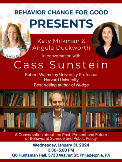 Events 2024 - Behavior Change for Good Initiative