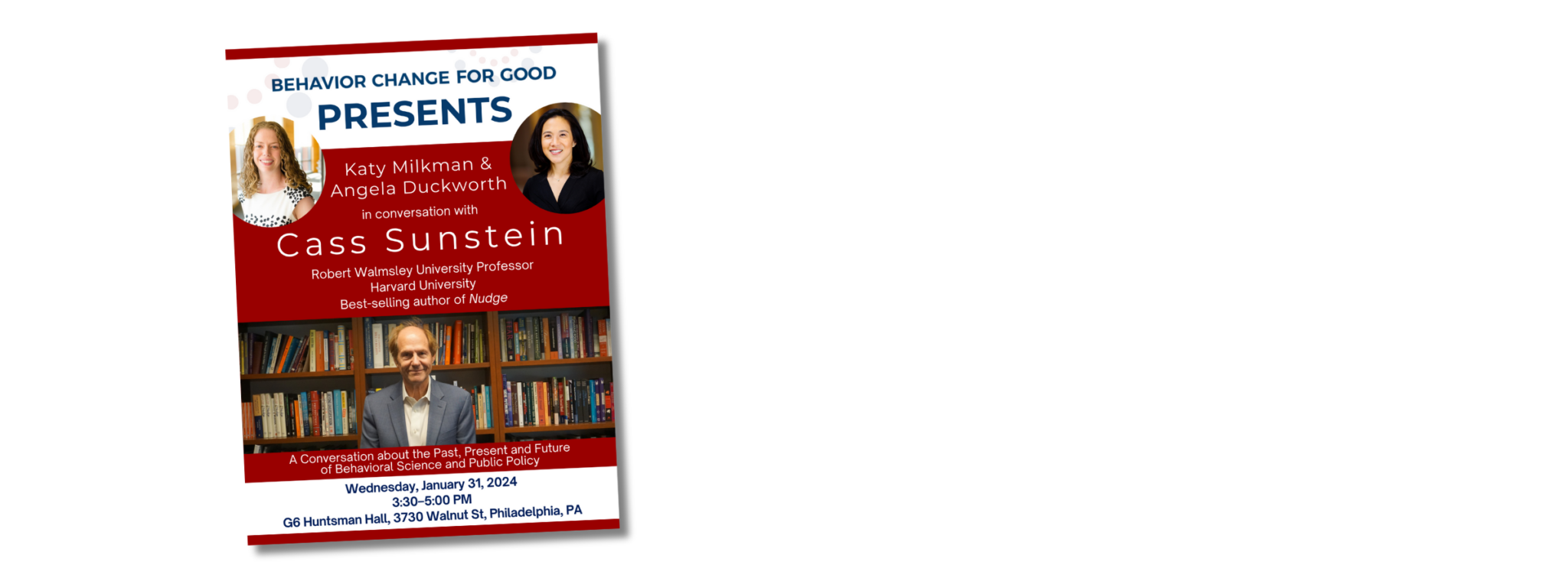 Behavior Change for Good Initiative